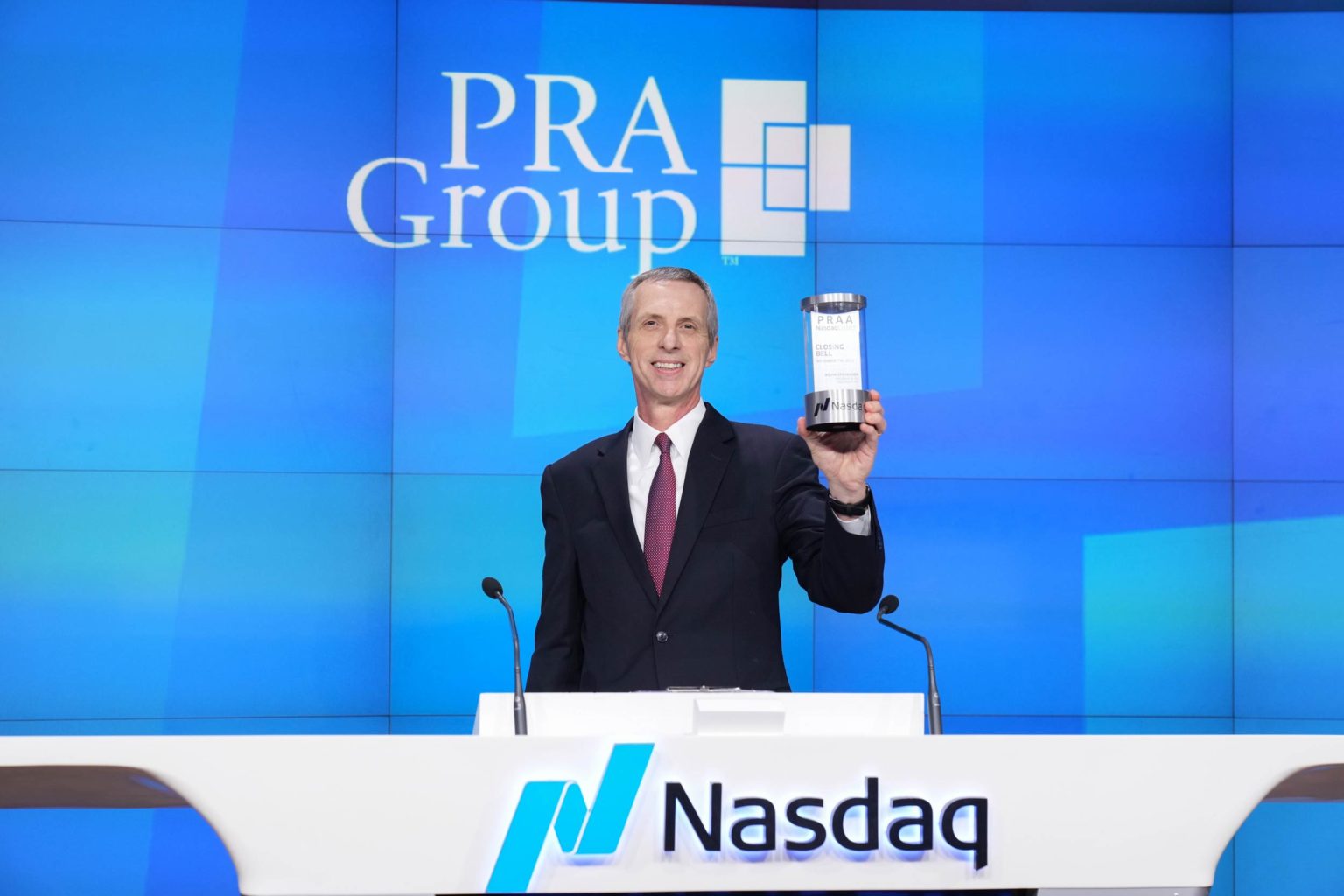 PRA Group CEO Rings Nasdaq Closing Bell - PRA Group • PRA Group